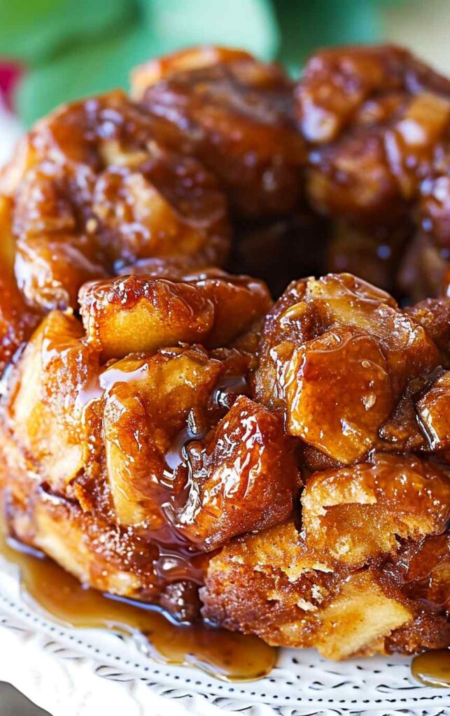 Apple Fritter Monkey Bread - Quick Homemade Recipes