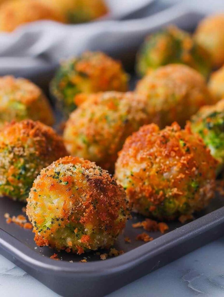 Cheesy Fried Broccoli Bites - Quick Homemade Recipes